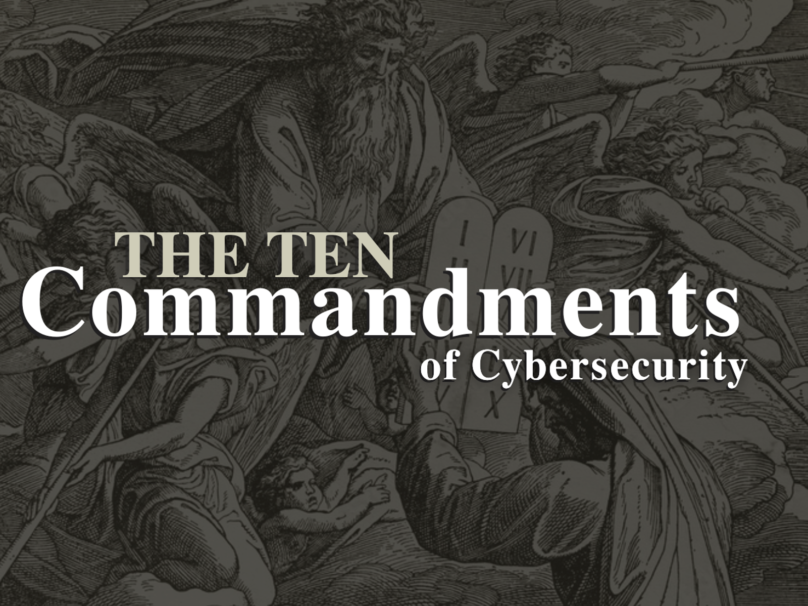 The 10 Commandments of Cybersecurity | Enable Ministry Partners